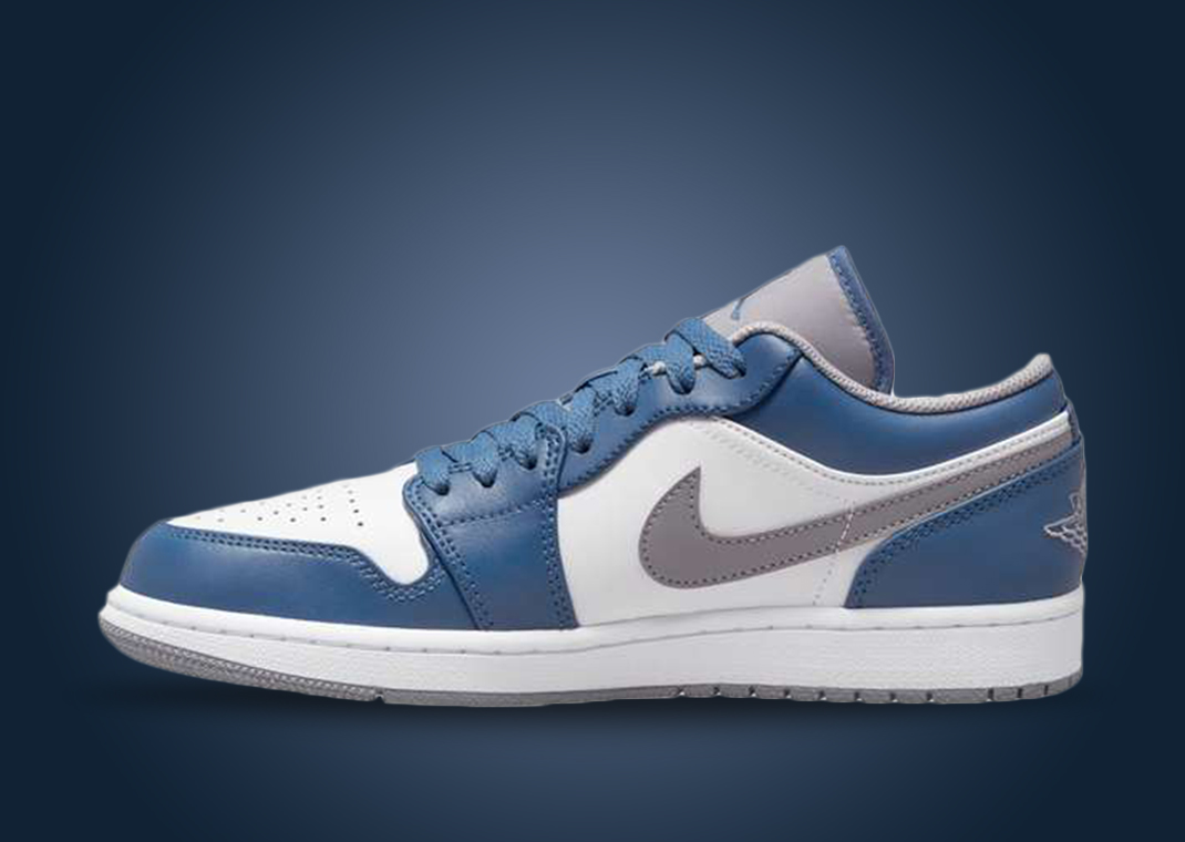 Official Look At The Air Jordan 1 Low True Blue - Sneaker News