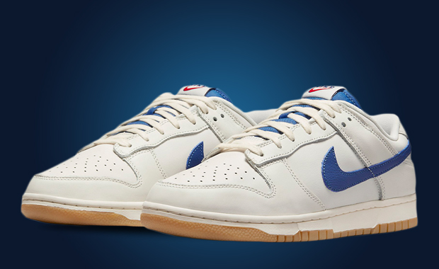 Gum Bottoms Finish Off The Nike Dunk Low Sail Blue - Sneaker News