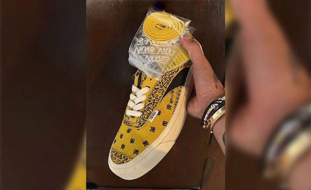Rhude And Vans Reunite For The Acer Ni SP Yellow Bandana - Sneaker News