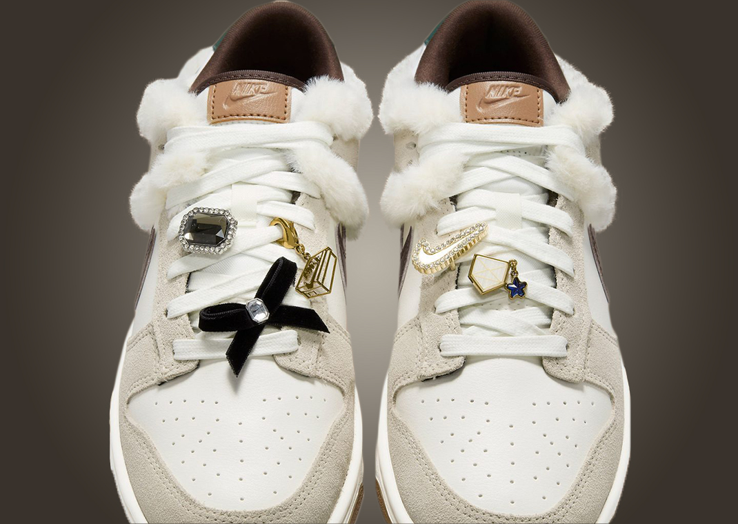 Get Ready To Turn Heads This Season With The Nike Dunk Low Fur & Bling ...