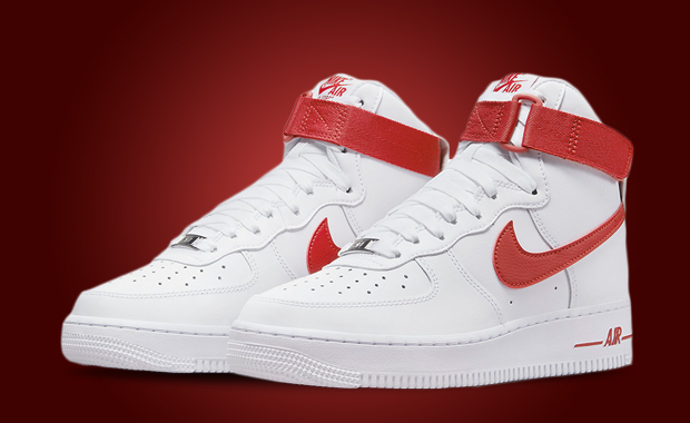 Gym Red Accents Fire Up This Nike Air Force 1 High - Sneaker News