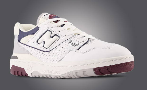 Maroon And Navy Adorns The New Balance 550 - Sneaker News