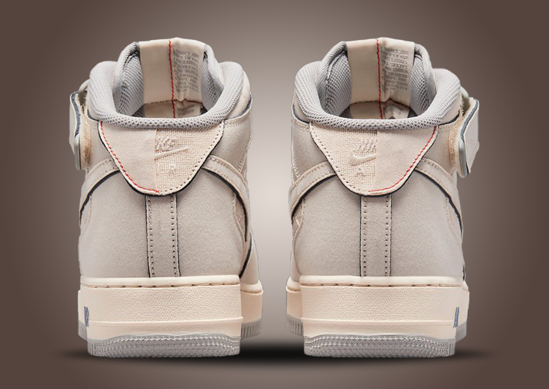 Tear-Away Details Take Over This Nike Air Force 1 Mid - Sneaker News