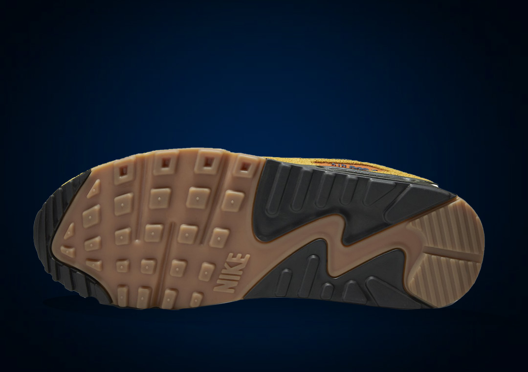 Nylon And Suede Collide On The Nike Air Max 90 Bucktan Team Navy ...