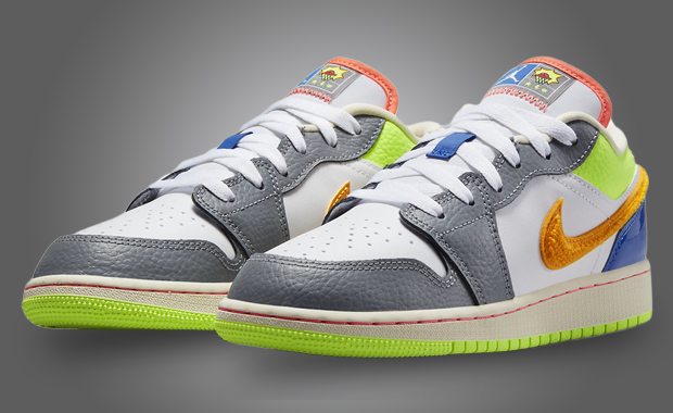 This Grade School Exclusive Air Jordan 1 Low Brings Hoops To Life ...