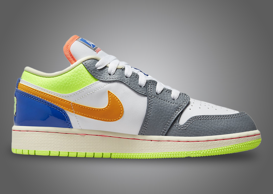 This Grade School Exclusive Air Jordan 1 Low Brings Hoops To Life ...