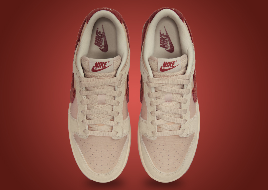 A Fuzzy Swoosh Accents This Nike Dunk Low - Sneaker News