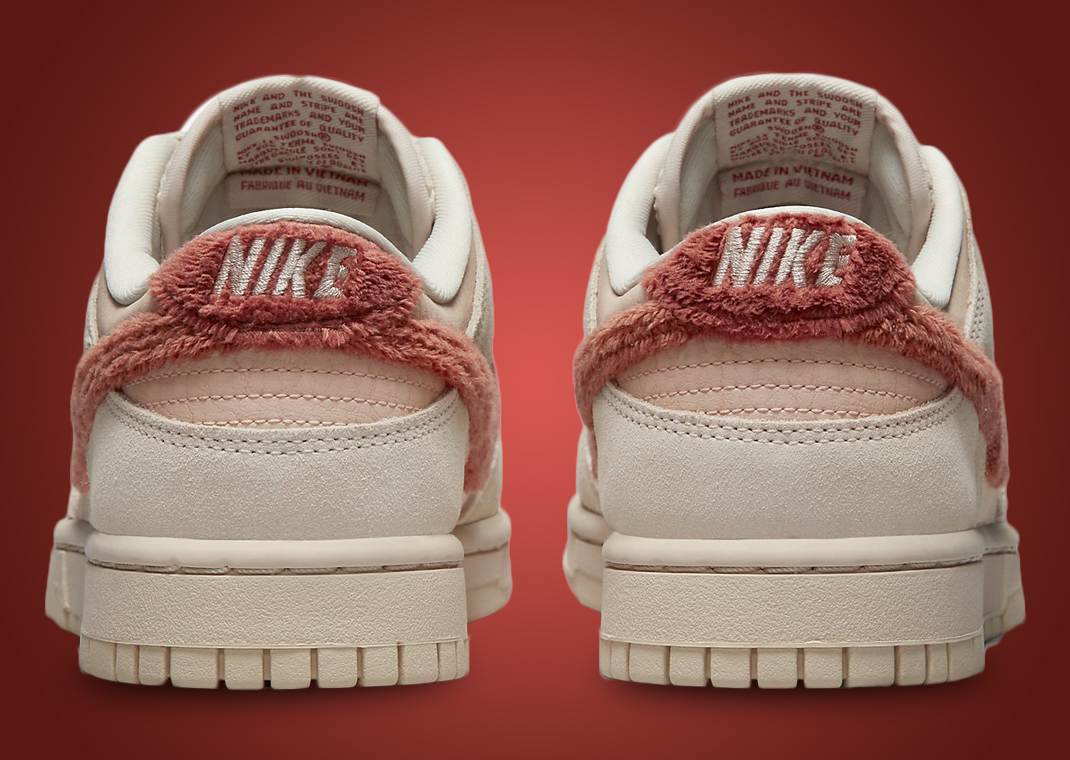 A Fuzzy Swoosh Accents This Nike Dunk Low - Sneaker News