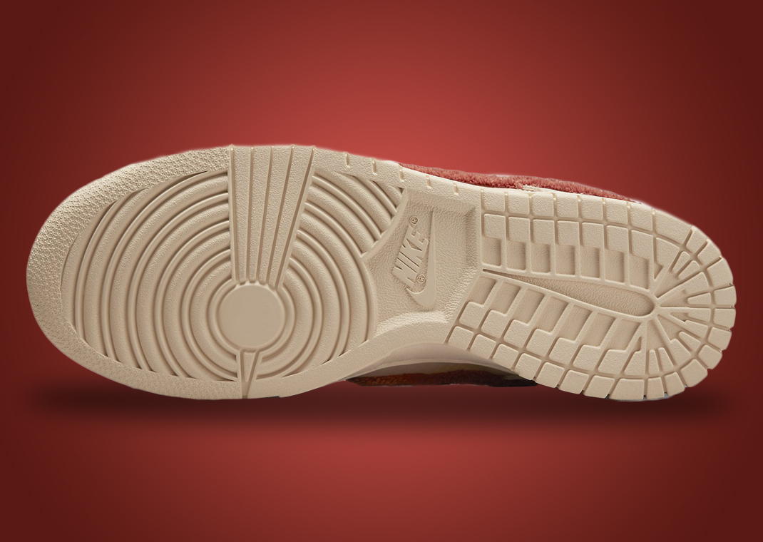 A Fuzzy Swoosh Accents This Nike Dunk Low - Sneaker News