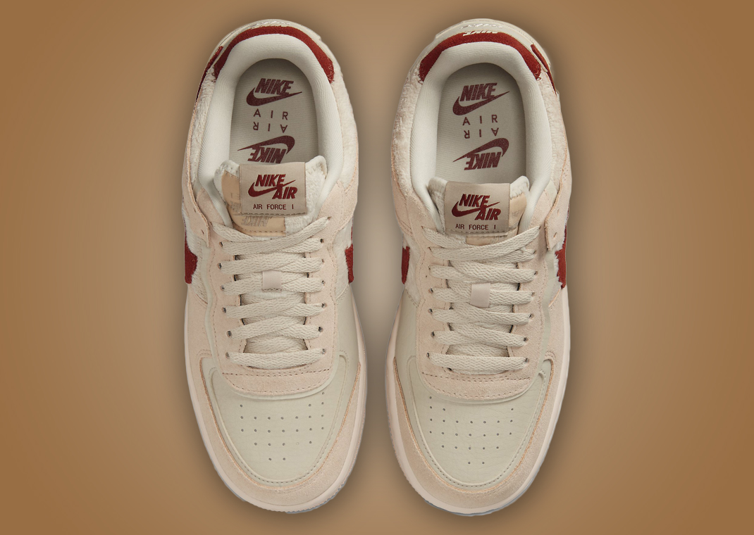 This Nike Air Force 1 Shadow Comes In Shimmer And Mars Stone - Sneaker News