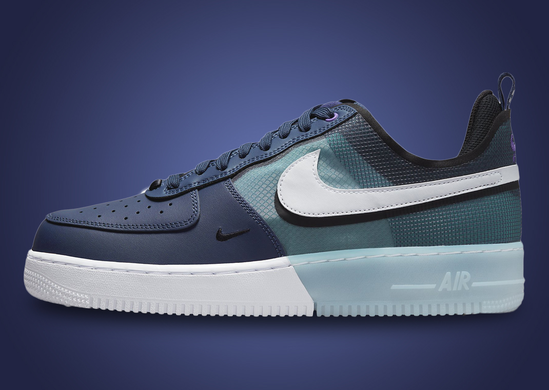 Bold Blue Hues Hit The Nike Air Force 1 React Midnight Navy - Sneaker News