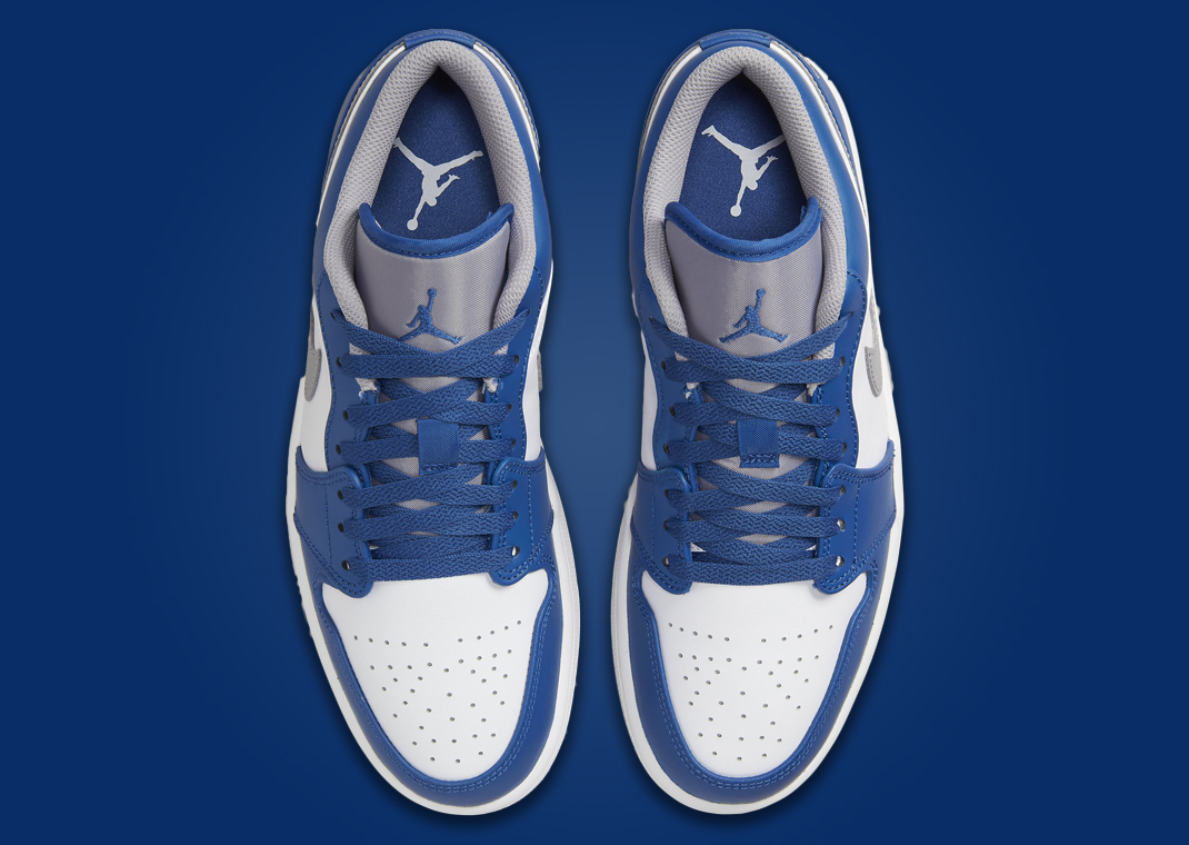 Official Look At The Air Jordan 1 Low True Blue - Sneaker News
