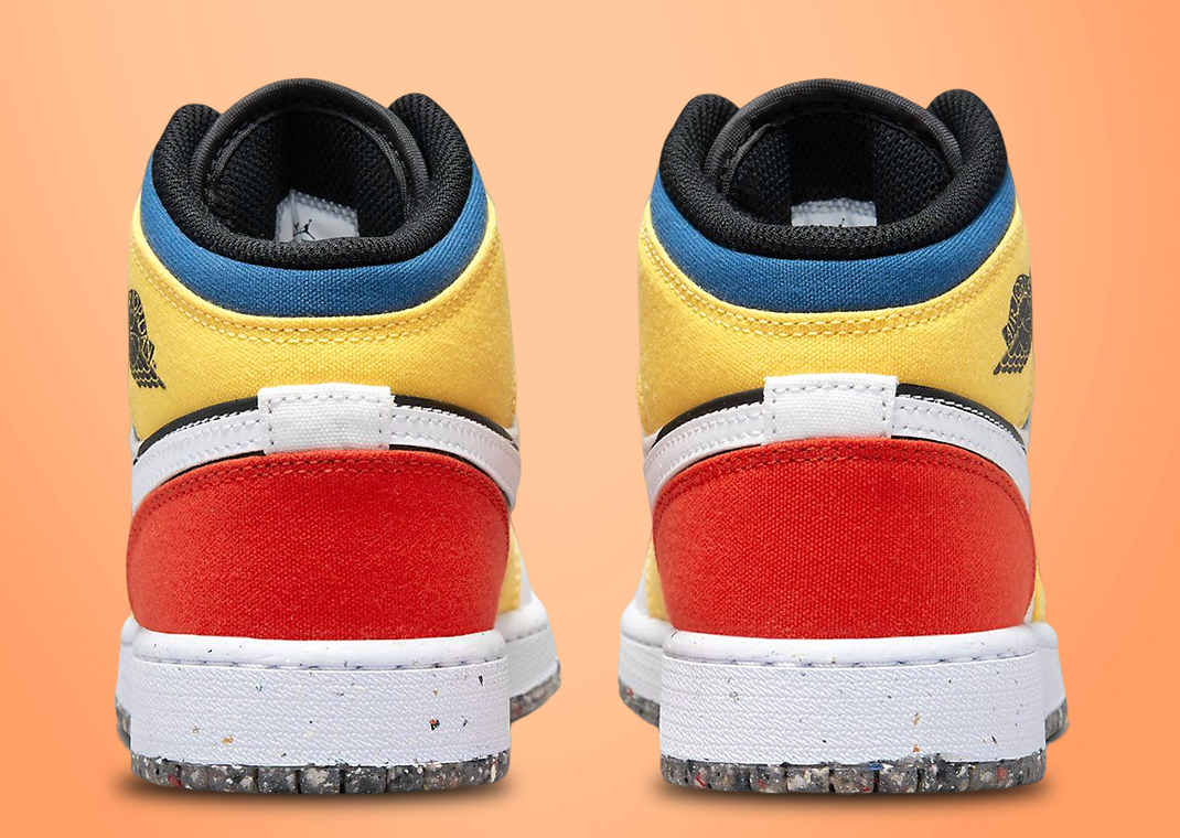 We're Getting Modern Art Vibes From The Air Jordan 1 Mid SE Multi-Color ...