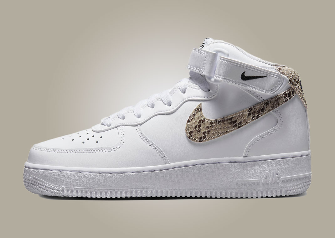 Take It Back To The 2000s With This Snakeskin Nike Air Force 1 Mid ...