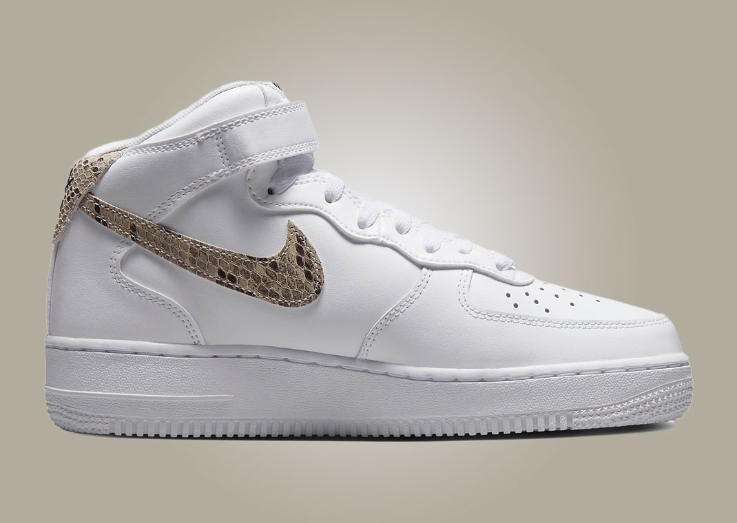 Take It Back To The 2000s With This Snakeskin Nike Air Force 1 Mid ...