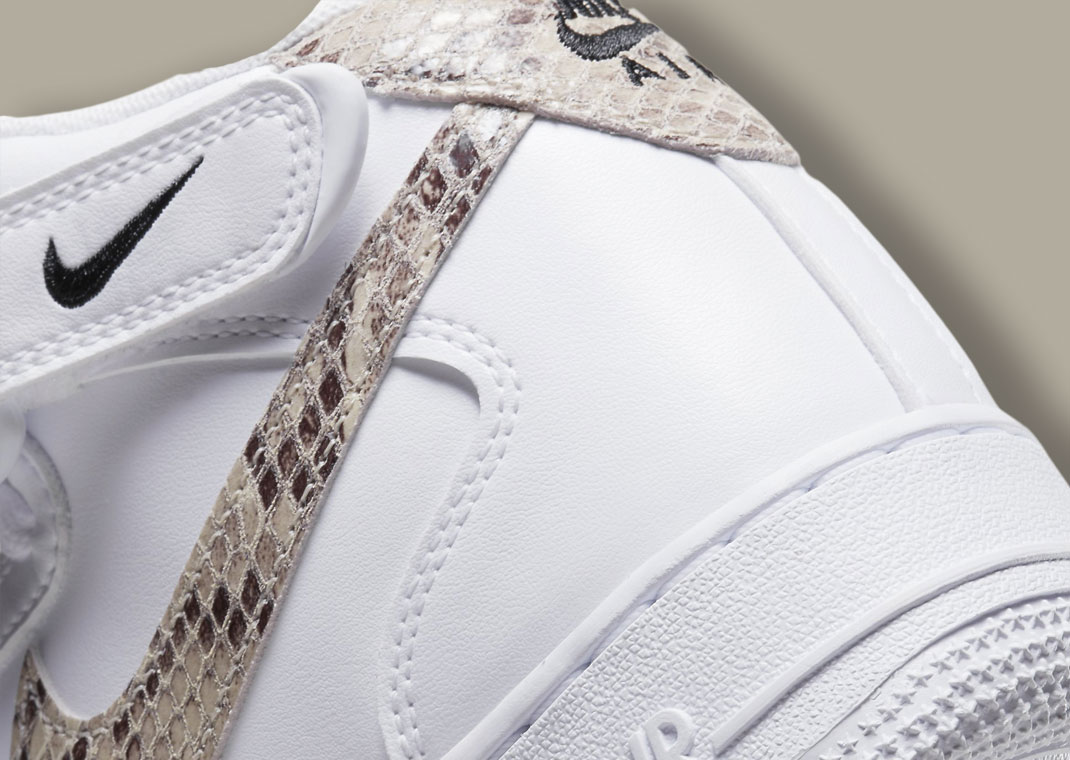 Take It Back To The 2000s With This Snakeskin Nike Air Force 1 Mid ...