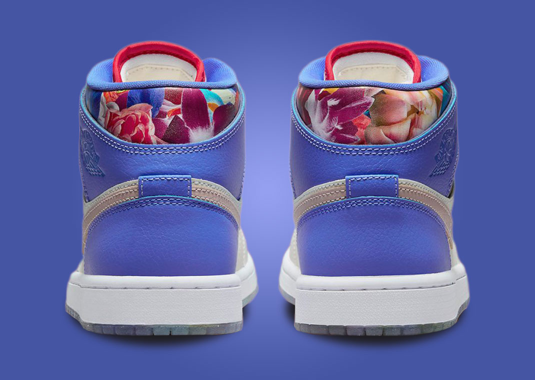 A Flower Garden Blooms Beautifully On This Air Jordan 1 Mid - Sneaker News