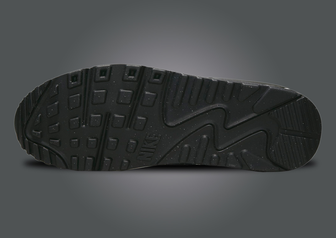 This Nike Air Max 90 Comes In Black Flat Pewter And Picante Red ...