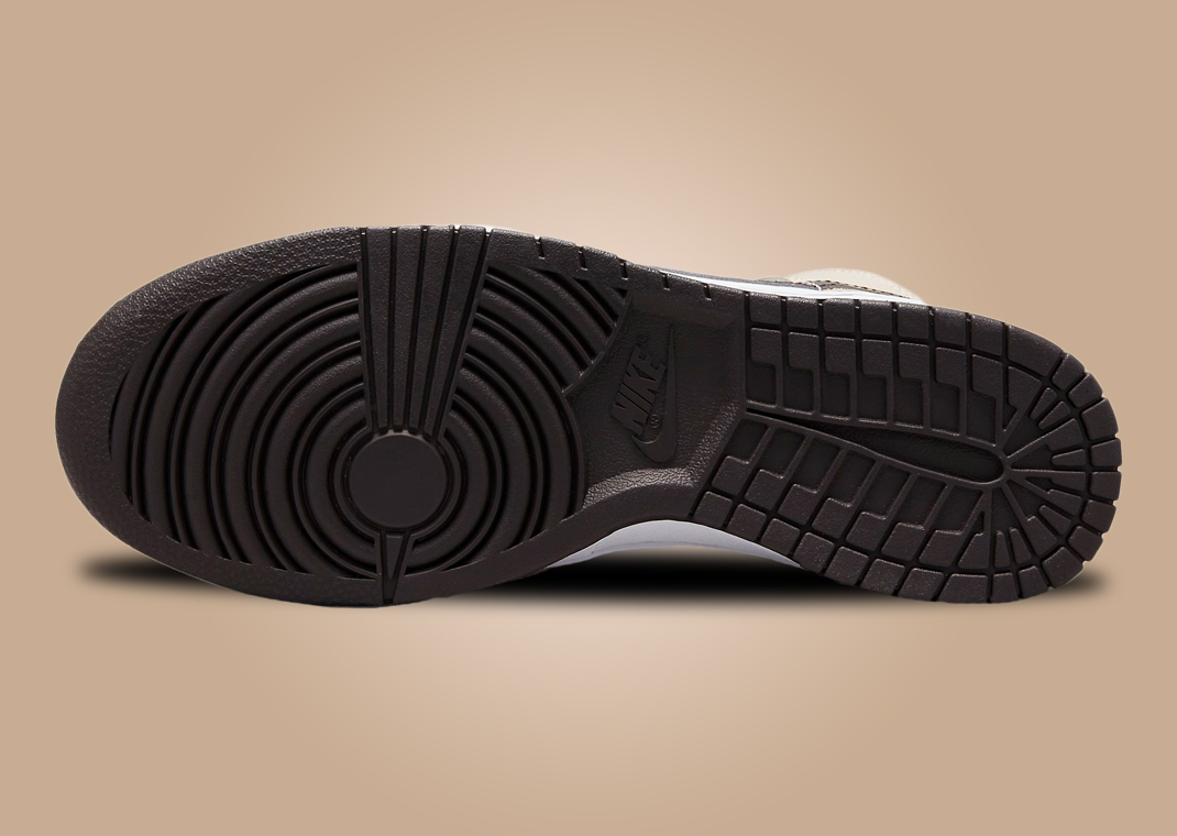 Nike's Dunk High Steps Out In A White And Beige Outfit - Sneaker News