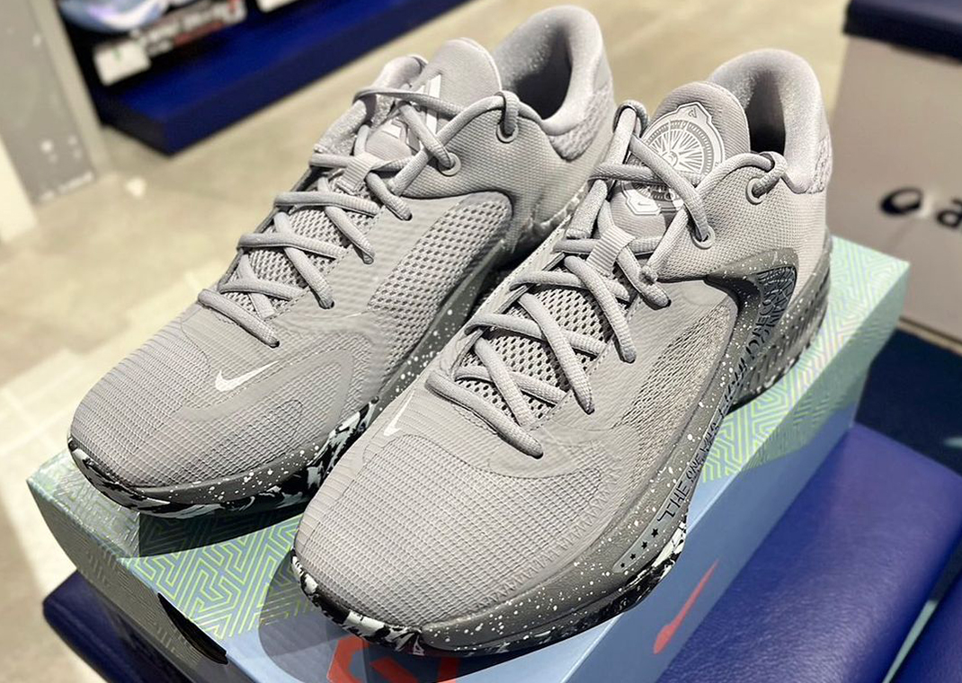 The Latest Nike Zoom Freak 4 Comes Etched In Stone - Sneaker News