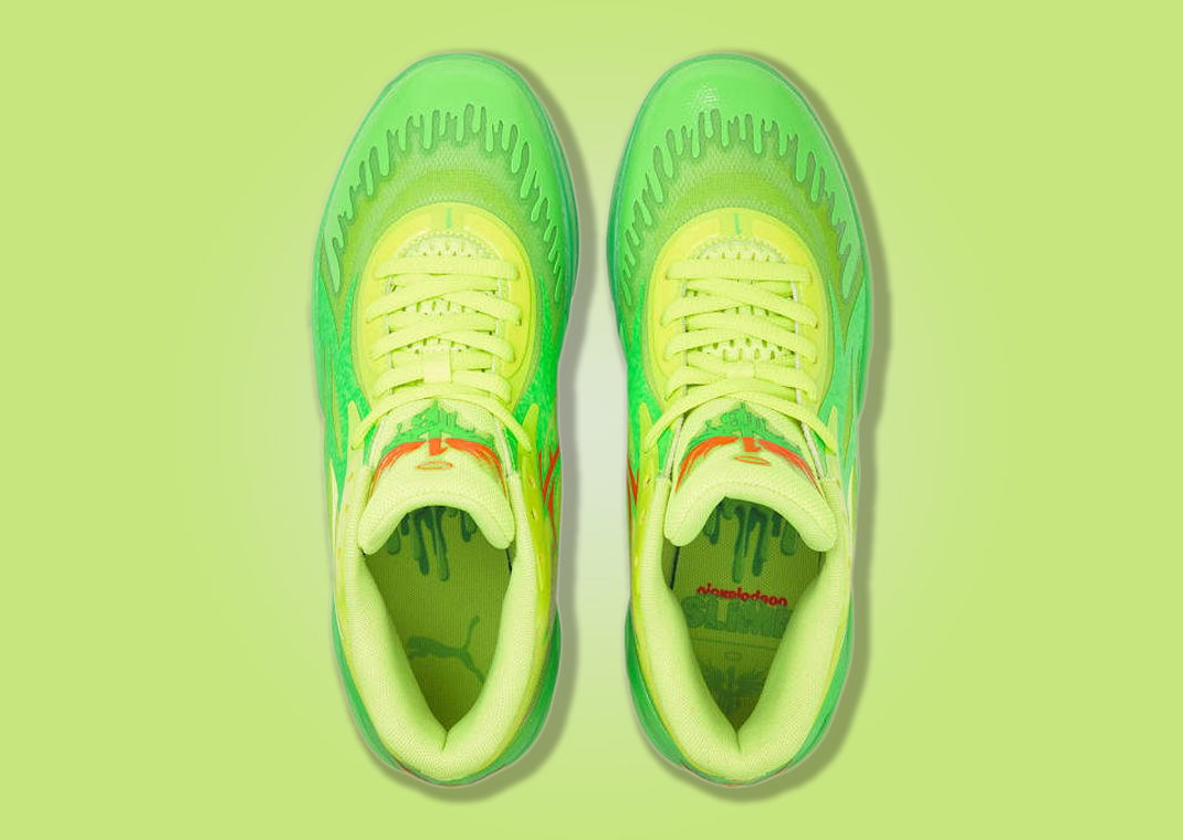 The Nickelodeon x Puma MB.02 Slime Drops December 23rd - Sneaker News