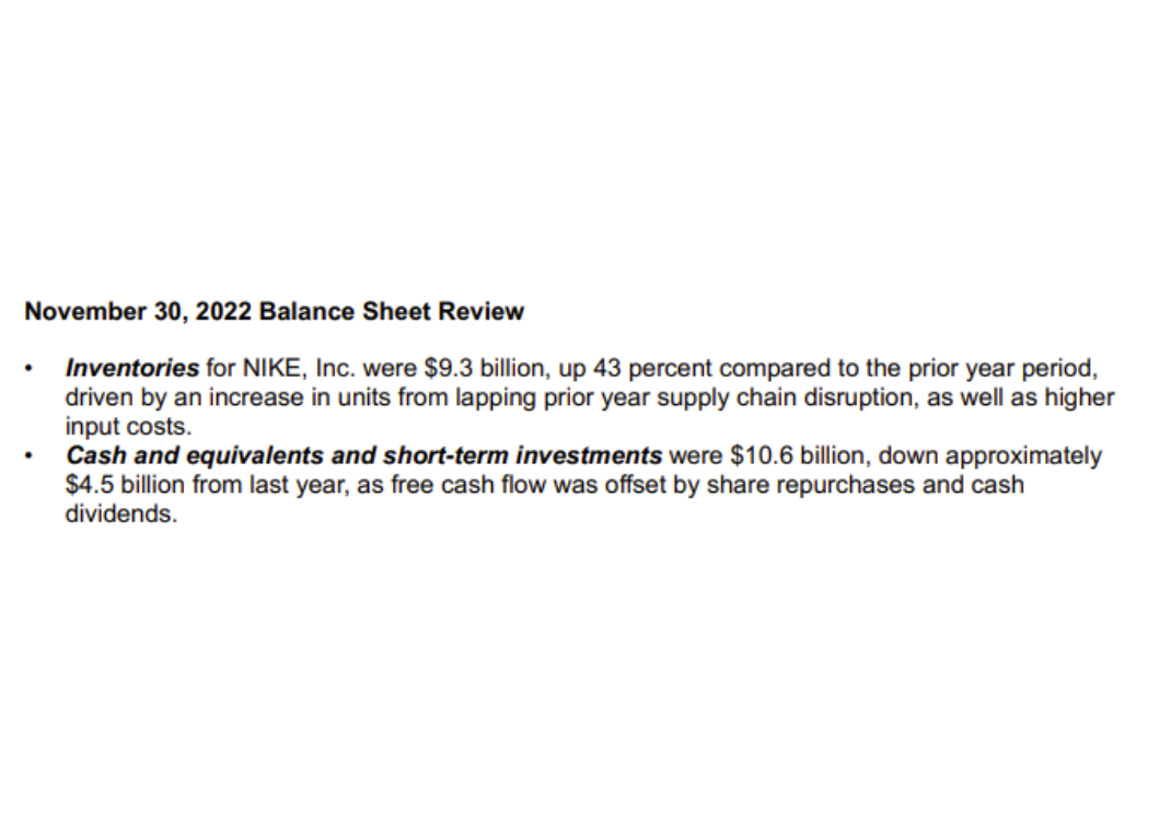 Nike’s Inventory Continues To Pile Up As Revealed In The Brands 2023 Q2 ...