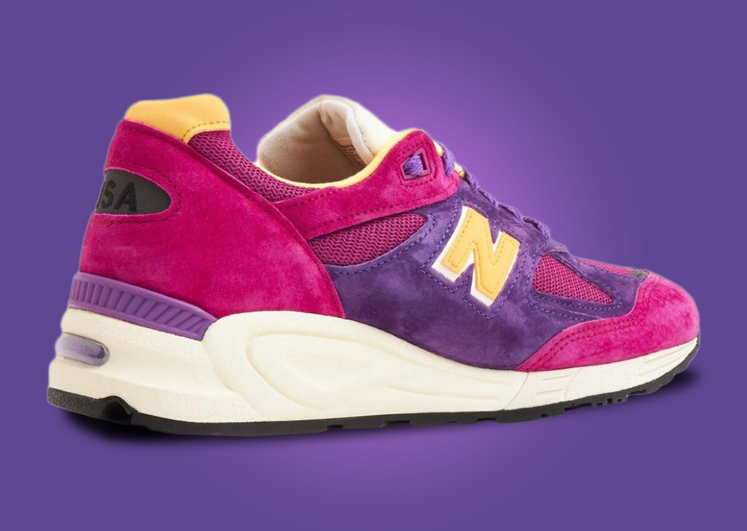 Luxurious Suede Outfits The New Balance 990v2 Made In USA Pink Purple ...