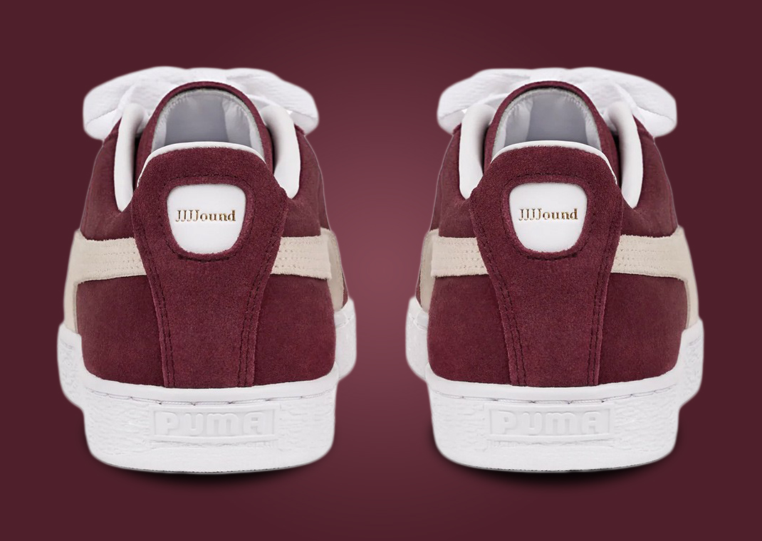 The JJJJound x Puma Suede Is Coming In A Maroon Colorway - Sneaker News