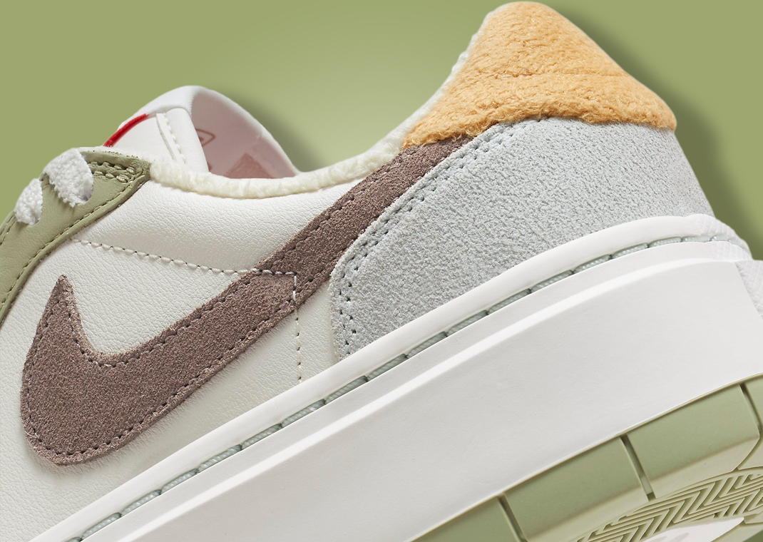 Fluffy Fabrics Line The Air Jordan 1 Elevate Low SE Year Of The Rabbit ...