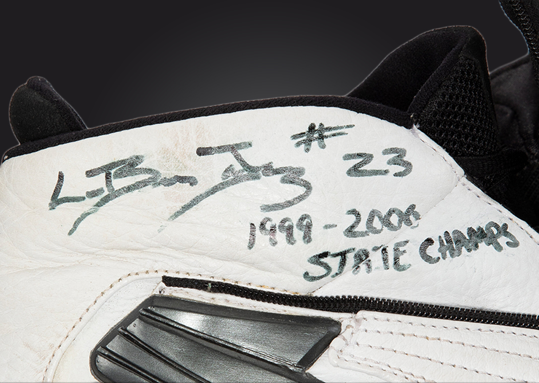 LeBron James’ Game Worn Jordan Jumpman Swift 6 Is Up For Auction ...