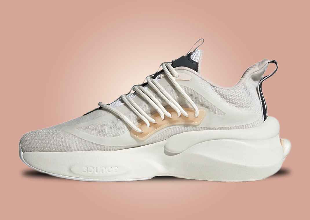 adidas' AlphaBOOST v1 Debuts In A Clean Cloud White Colorway - Sneaker News