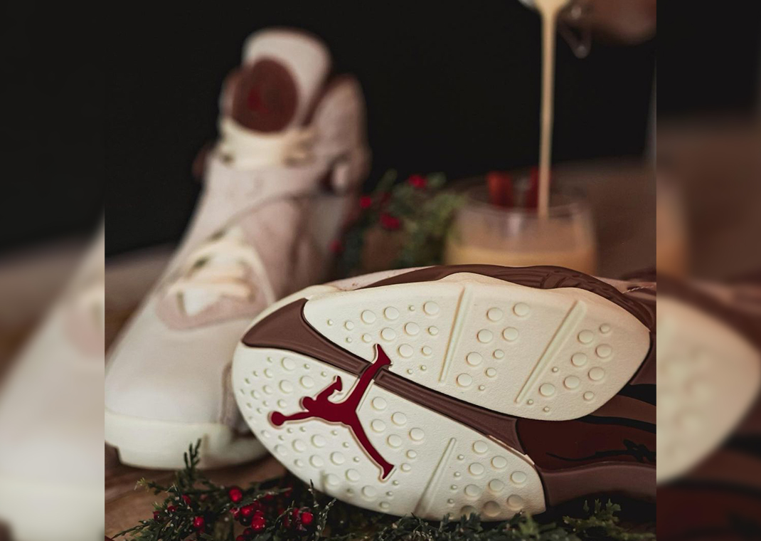 Jordan Brand Athletes Gifted An Egg Nog-Themed Air Jordan 8 PE ...