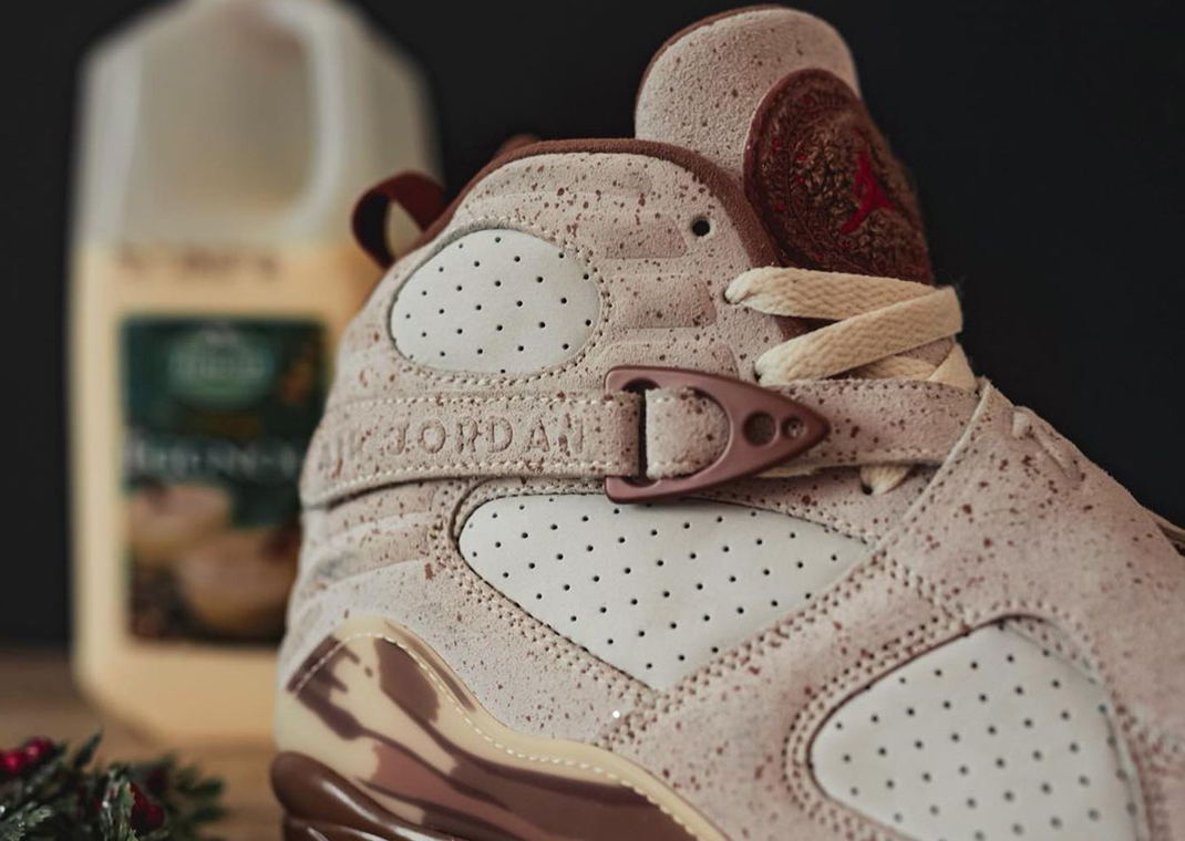 Jordan Brand Athletes Gifted An Egg Nog-Themed Air Jordan 8 PE ...