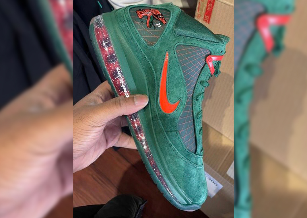 The FAMU x Nike LeBron 7 Gorge Green Releases In June - Sneaker News