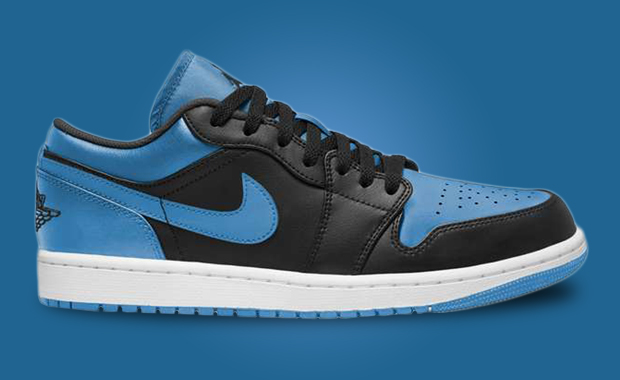 Two Iconic Colorways Collide On The Air Jordan 1 Low Black University ...