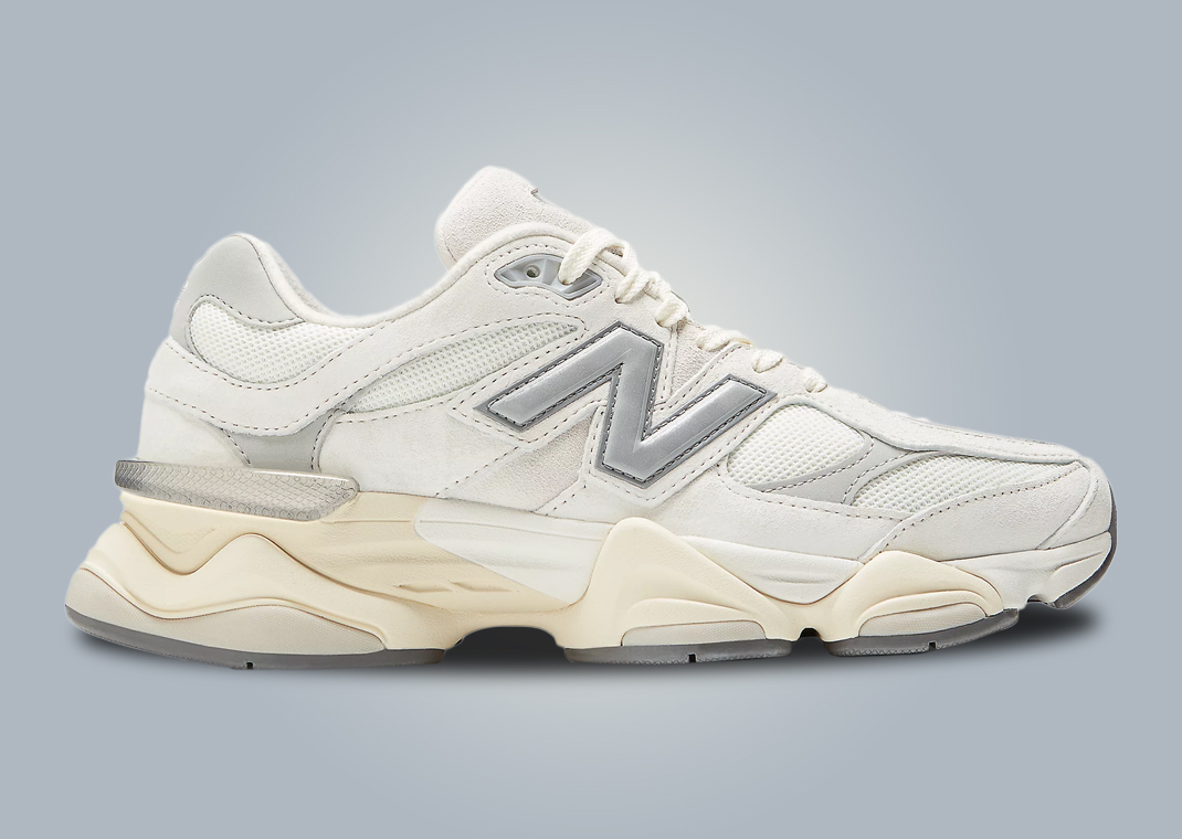 Creamy Shades And Silver Accents Take Over This New Balance 9060 ...