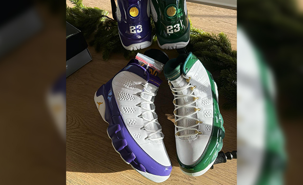 Jordan Brand Blesses LeBron James With An Air Jordan 9 PE Pack ...