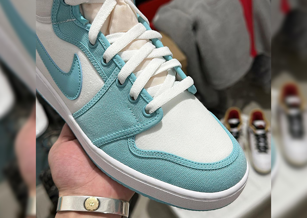 Official Look At The Air Jordan AJKO 1 High Bleached Aqua - Sneaker News