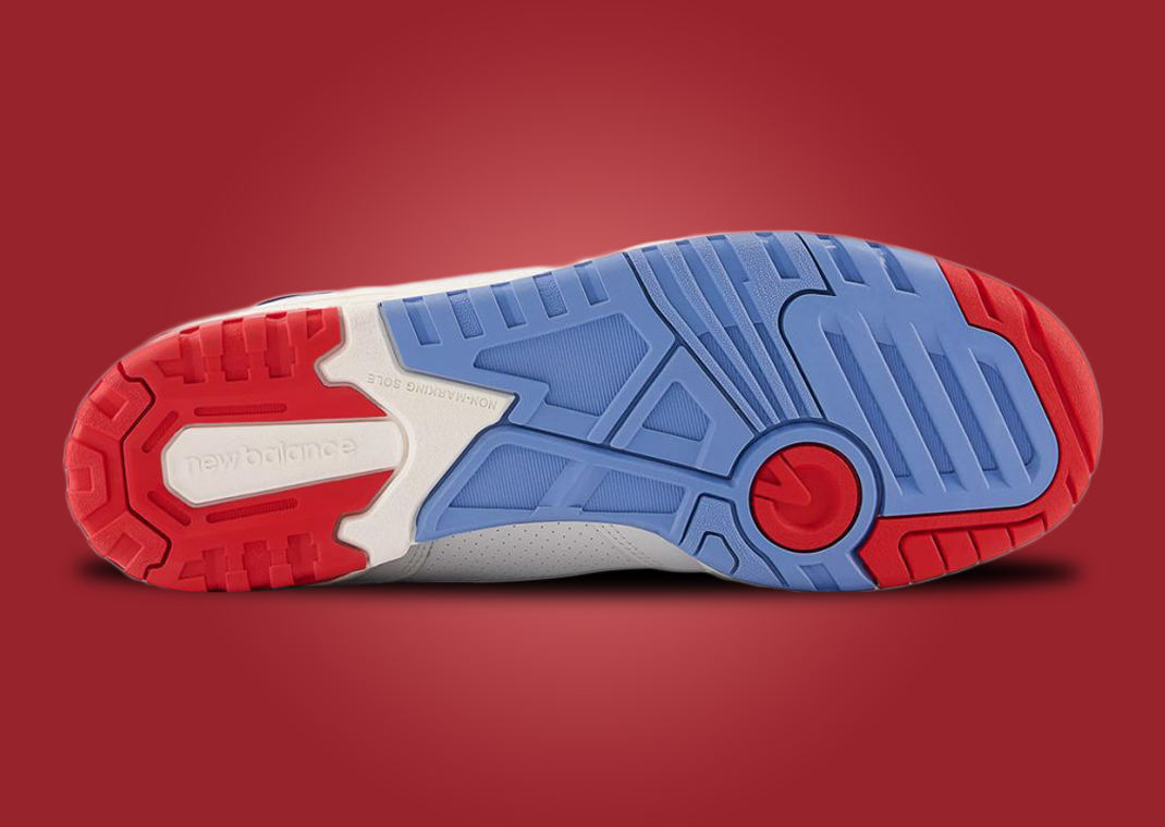 Patriotic Shades Of Red White And Blue Take Over This New Balance 550 ...