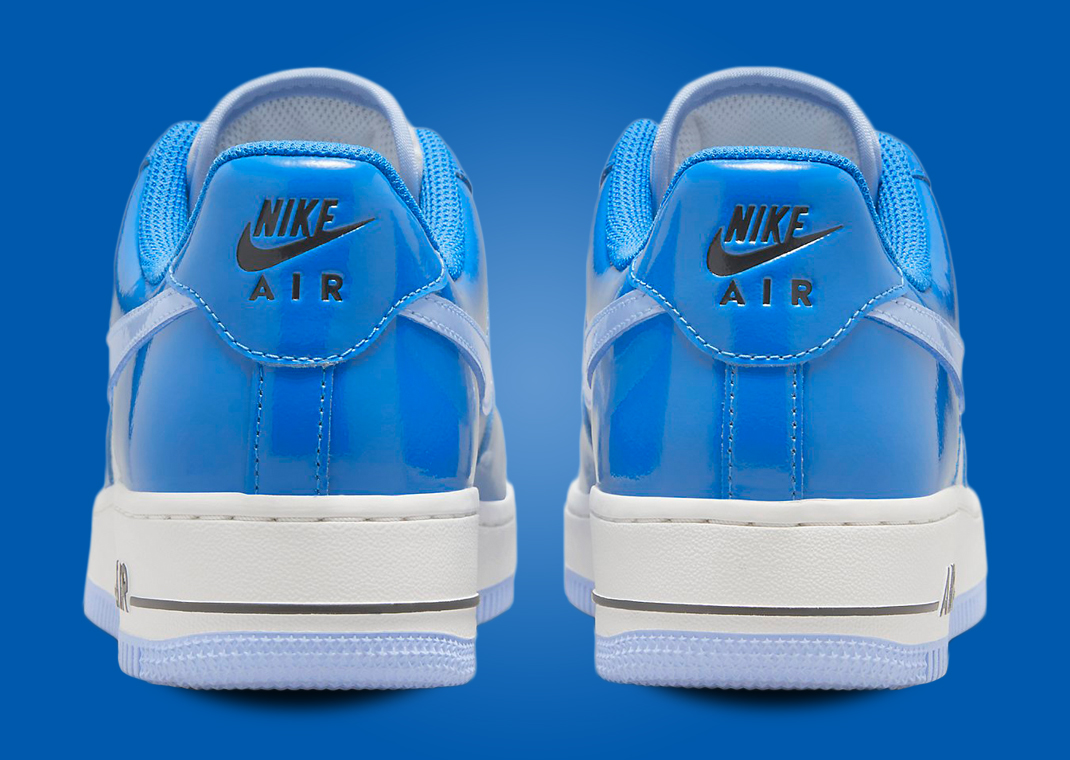 Blue Patent Leather Glazes Over The Nike Air Force 1 Low - Sneaker News
