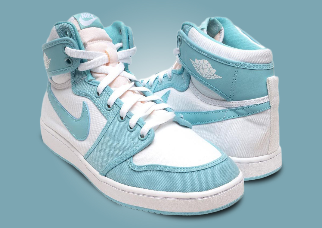 Official Look At The Air Jordan AJKO 1 High Bleached Aqua - Sneaker News
