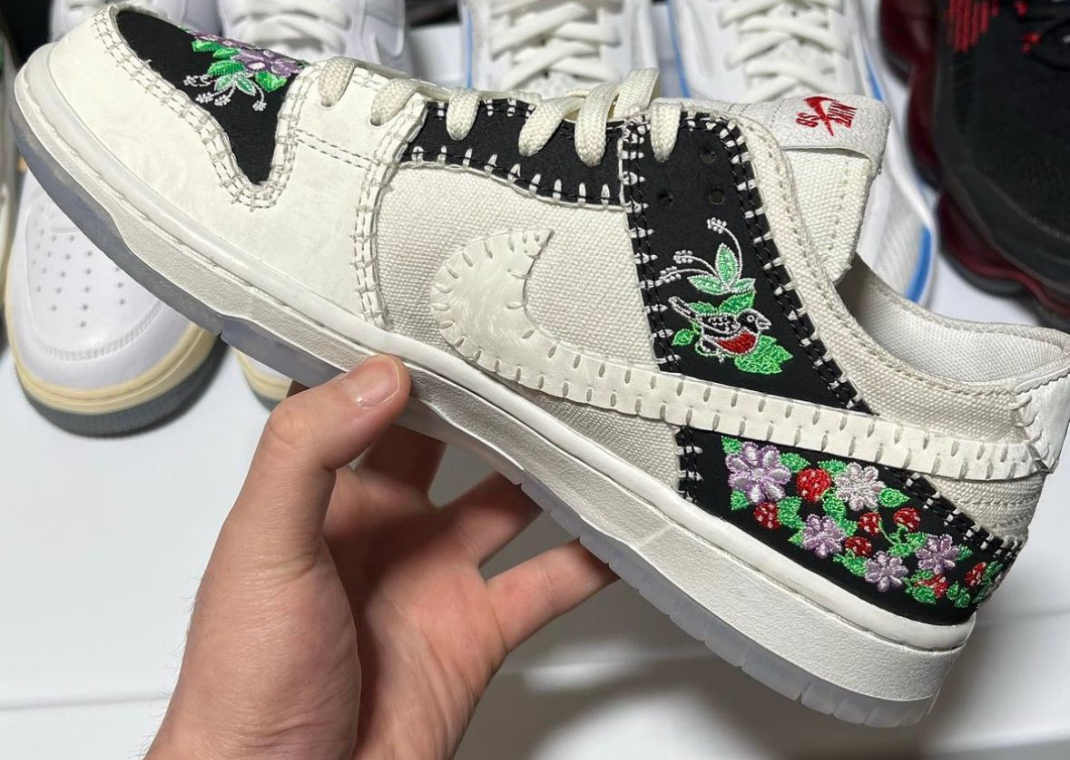 The Nike SB Dunk Low N7 Decon Pack Features Floral Patterns - Sneaker News