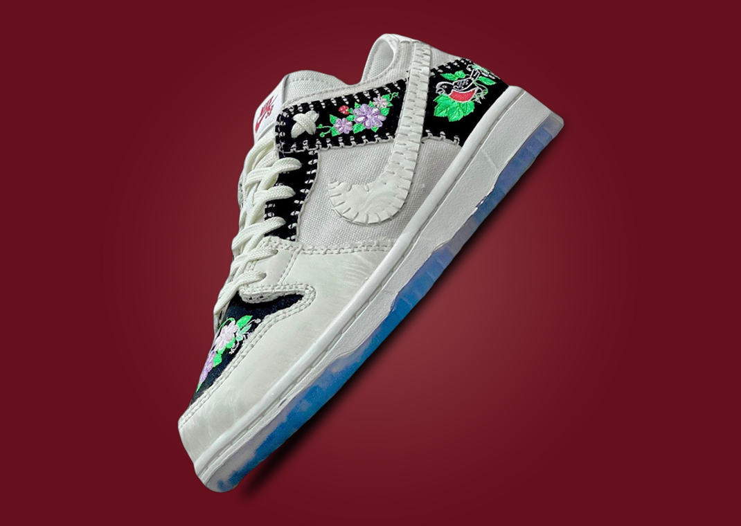 The Nike SB Dunk Low N7 Decon Pack Features Floral Patterns - Sneaker News