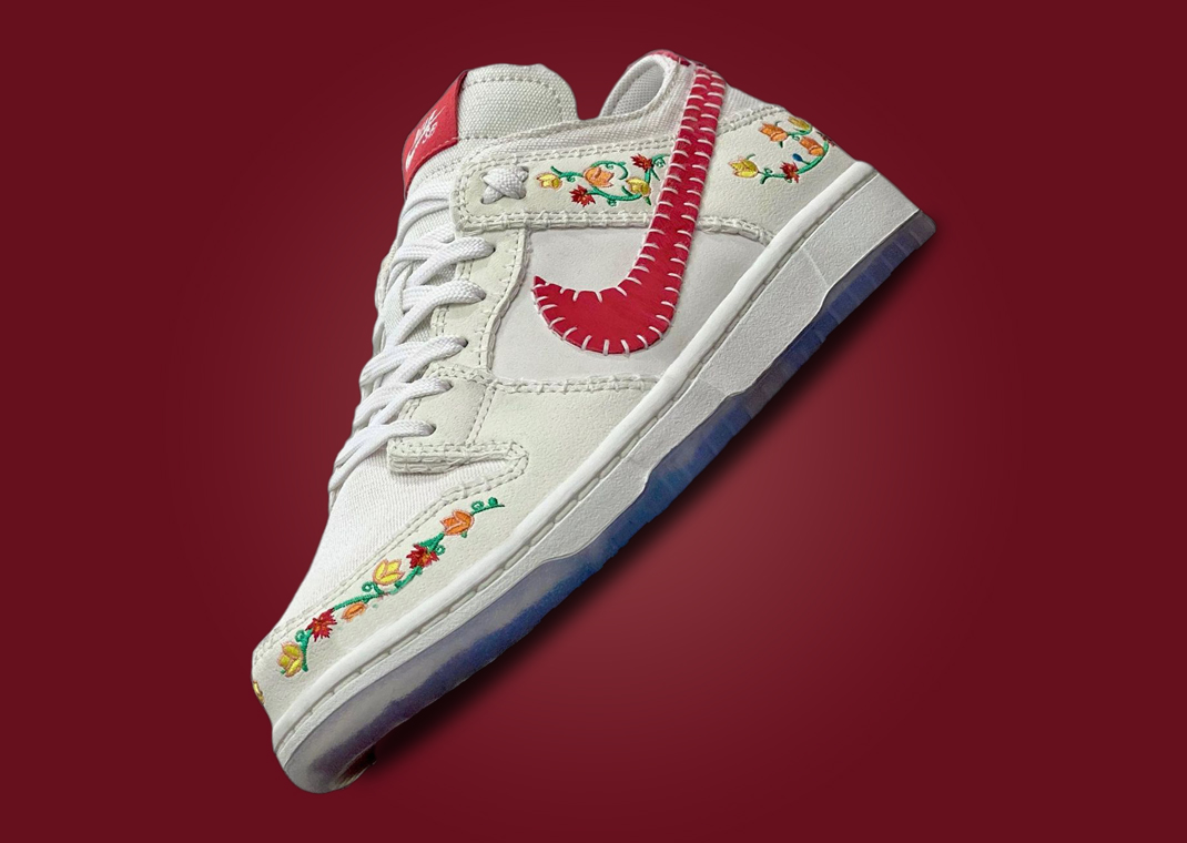 The Nike SB Dunk Low N7 Decon Pack Features Floral Patterns - Sneaker News