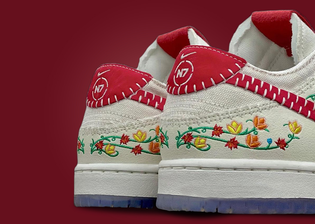 The Nike SB Dunk Low N7 Decon Pack Features Floral Patterns - Sneaker News