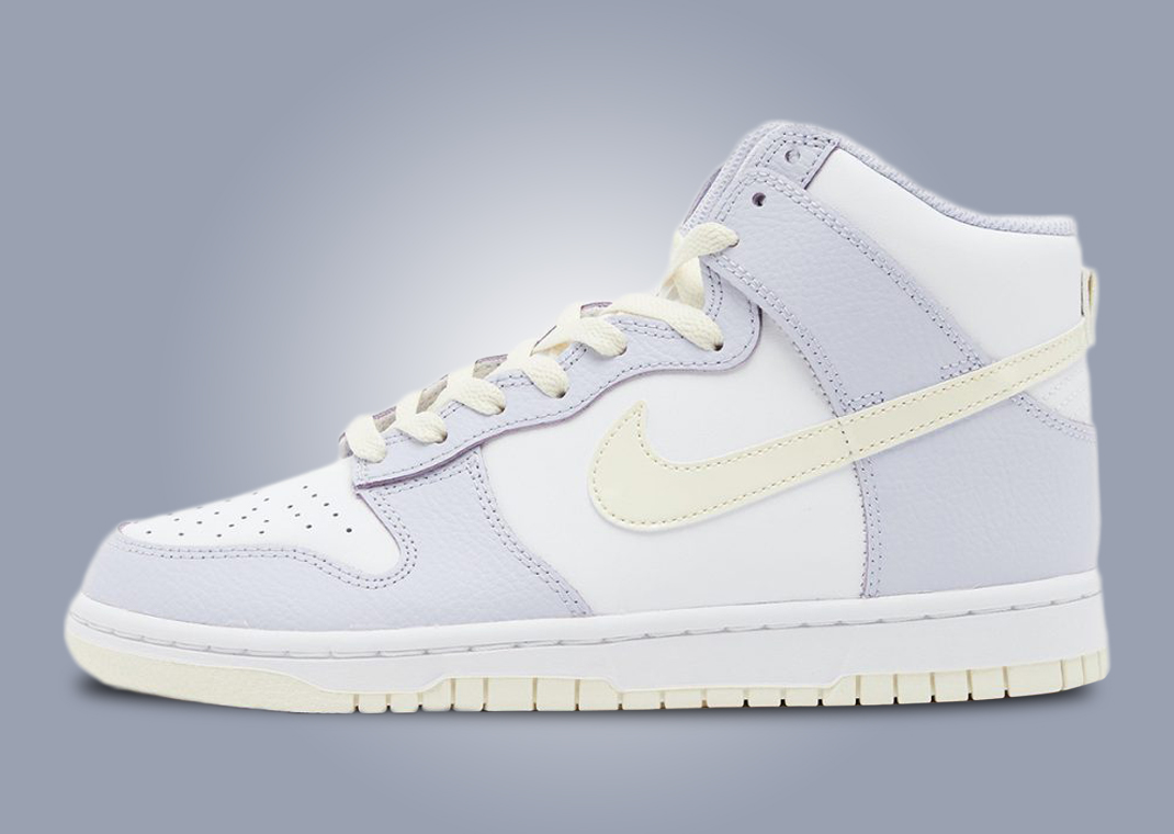 The Nike Dunk High White Coconut Milk Oxygen Purple Is Coming This ...