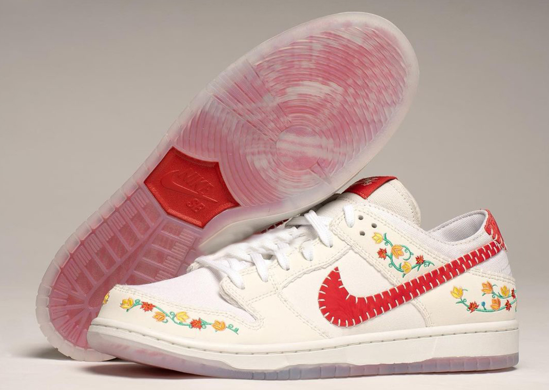 The Nike SB Dunk Low N7 Decon Pack Features Floral Patterns - Sneaker News