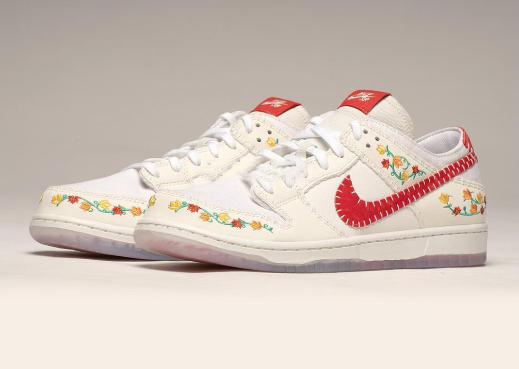 The Nike SB Dunk Low N7 Decon Pack Features Floral Patterns - Sneaker News