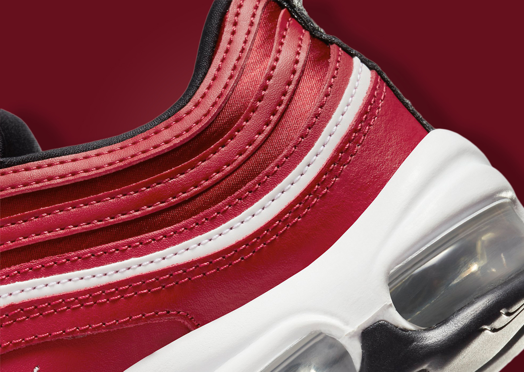 Nike's Air Max 97 SE Slips On A Sultry Red Satin Outfit - Sneaker News