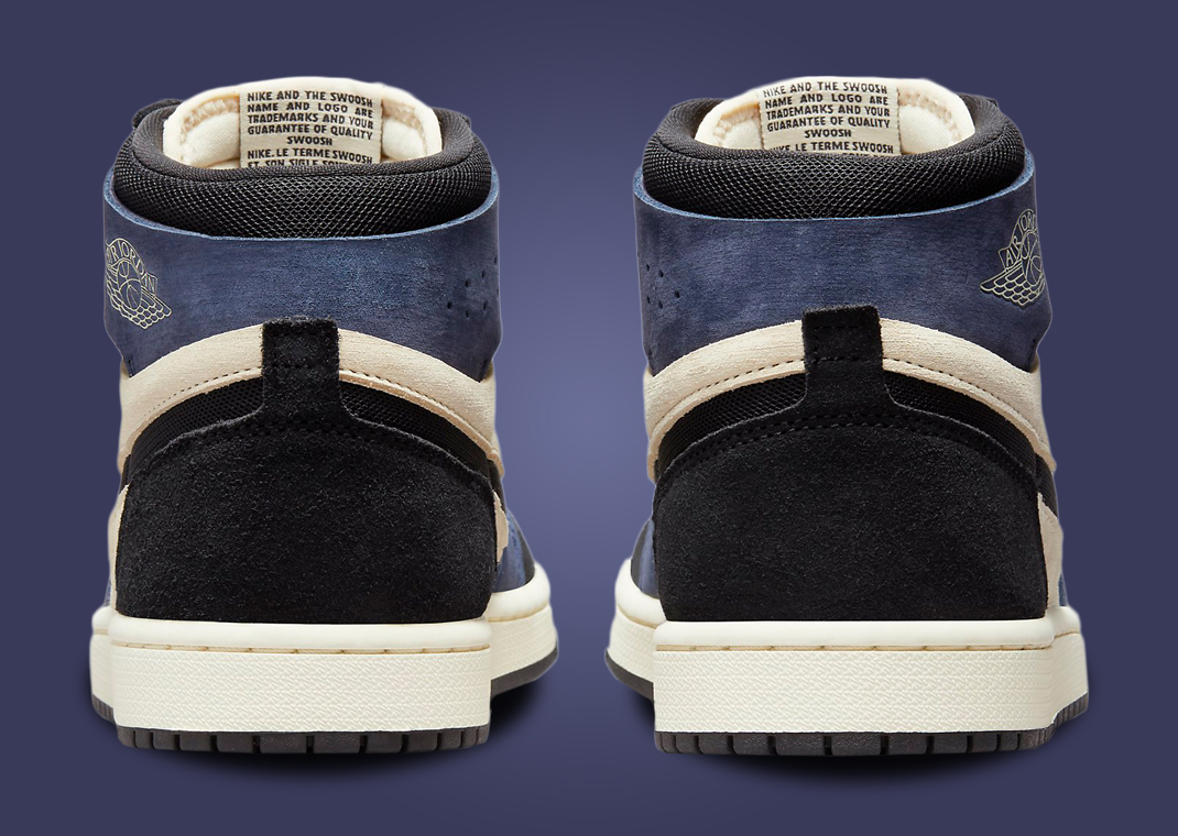 Old School Vibes Hit The Air Jordan 1 High Zoom CMFT 2 Muslin Blackened ...